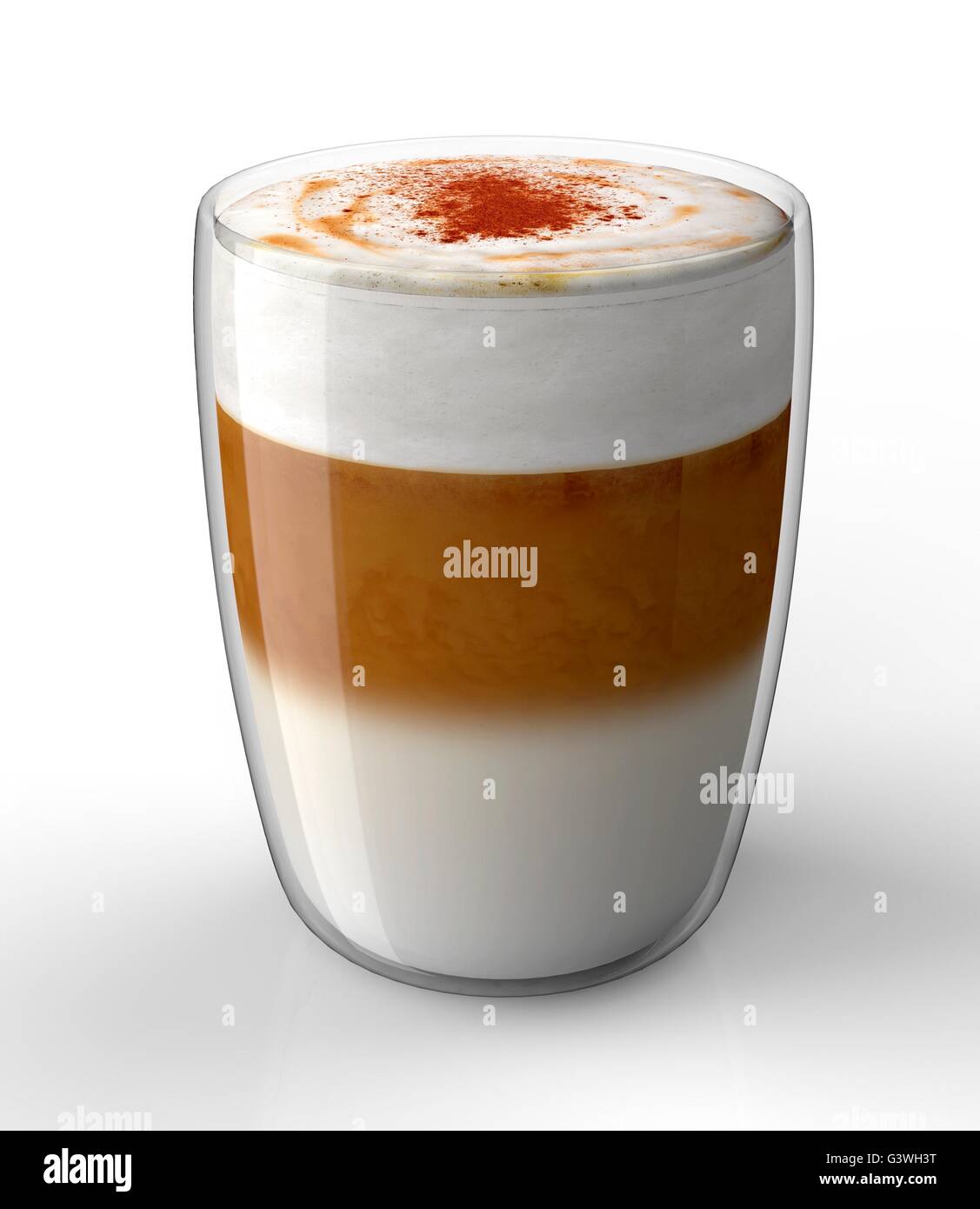 nice coffee cup with fresh coffee isolated Stock Photo - Alamy