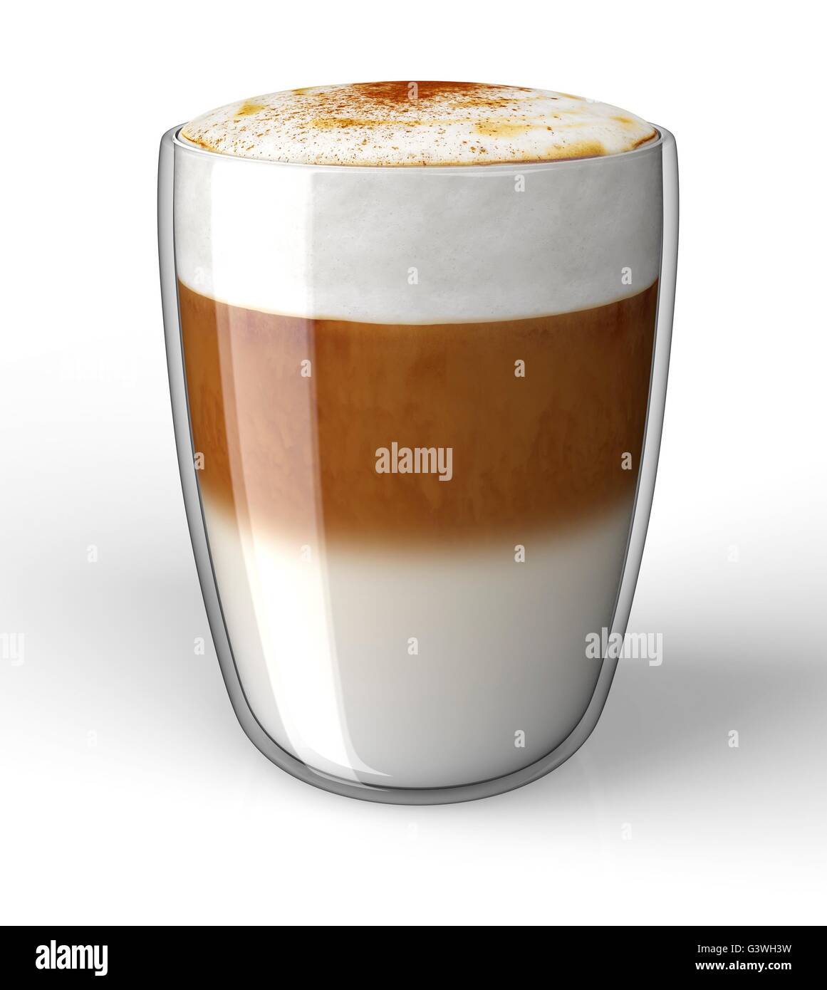 Cup coffee latte foam Cut Out Stock Images & Pictures - Alamy