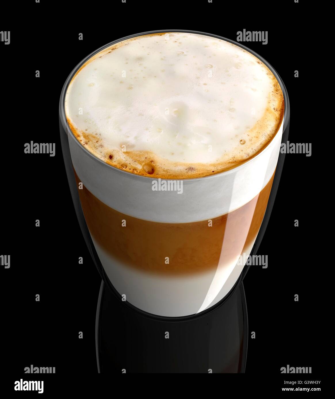 nice coffee cup with fresh coffee isolated Stock Photo - Alamy
