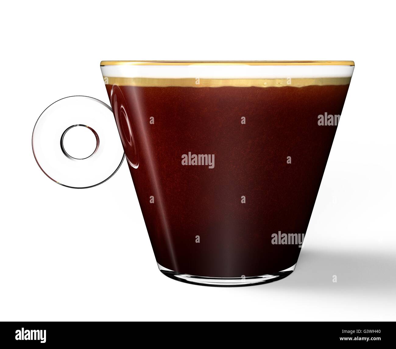 Fresh tasty cup espresso Cut Out Stock Images & Pictures - Alamy