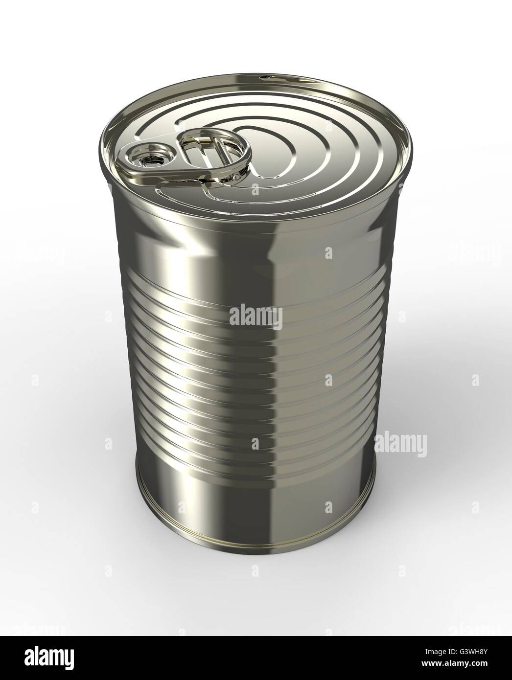 White tin can hi-res stock photography and images - Alamy