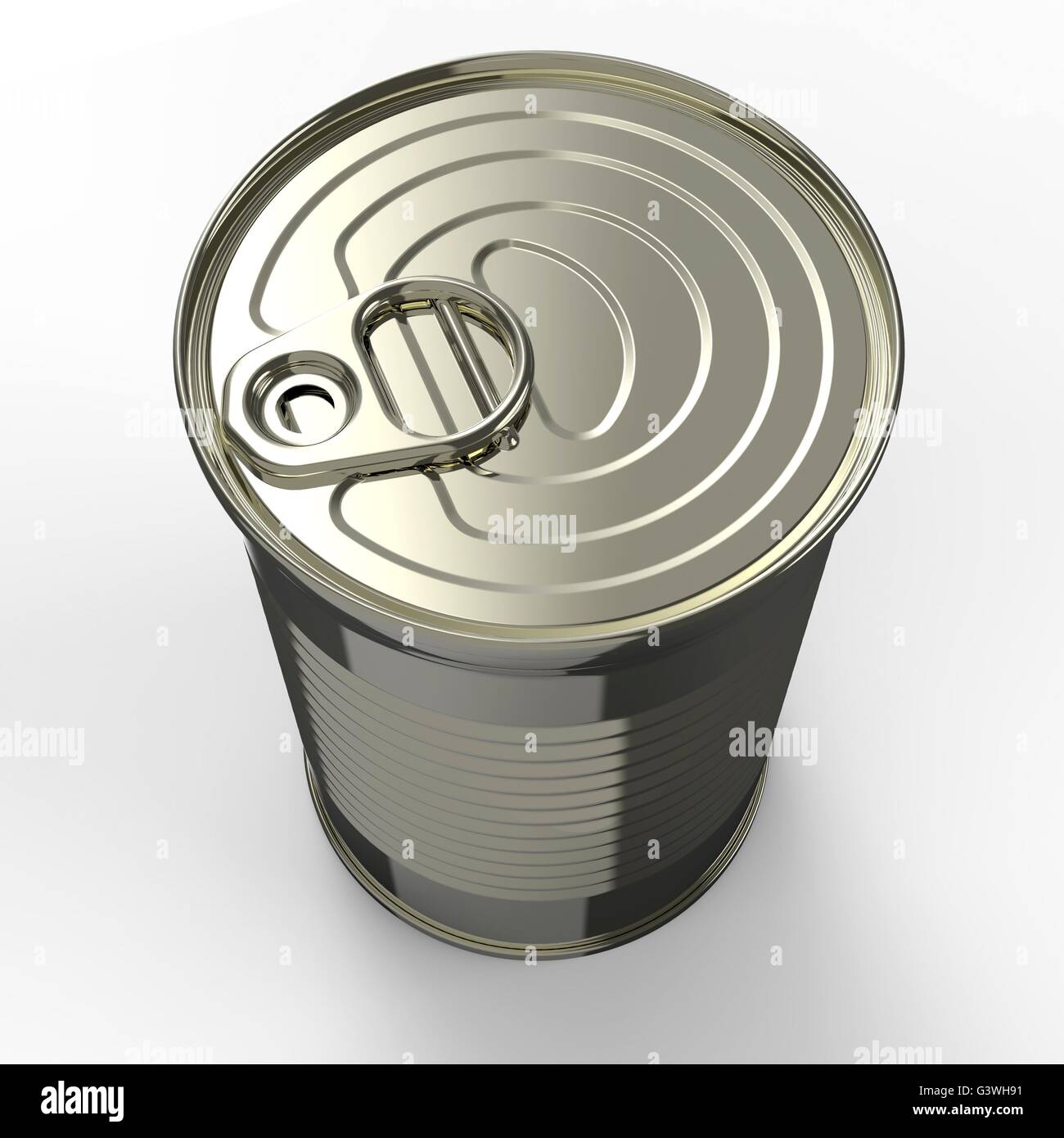 can isolated on white Stock Photo - Alamy