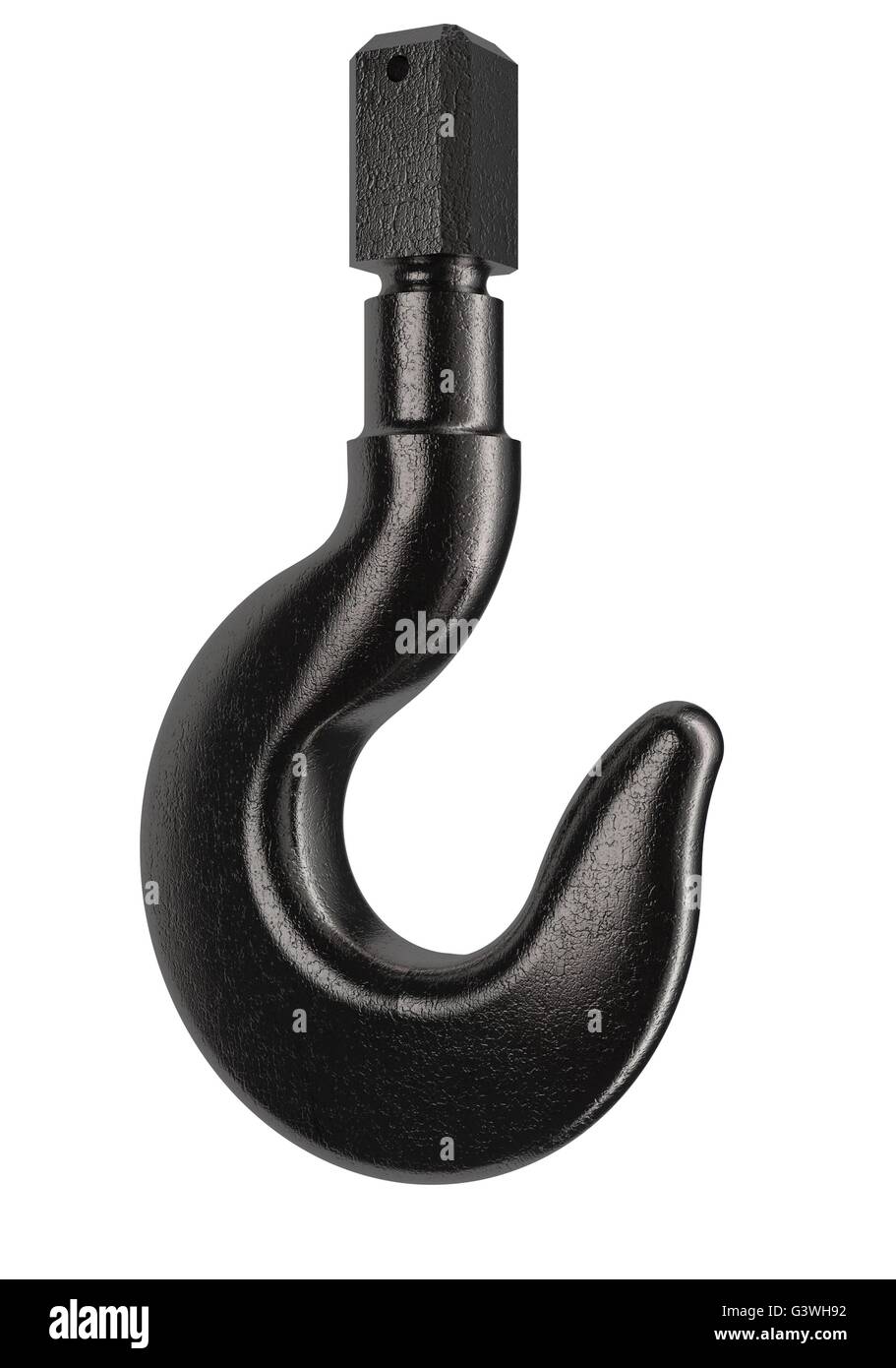 iron hook isolated on white Stock Photo - Alamy