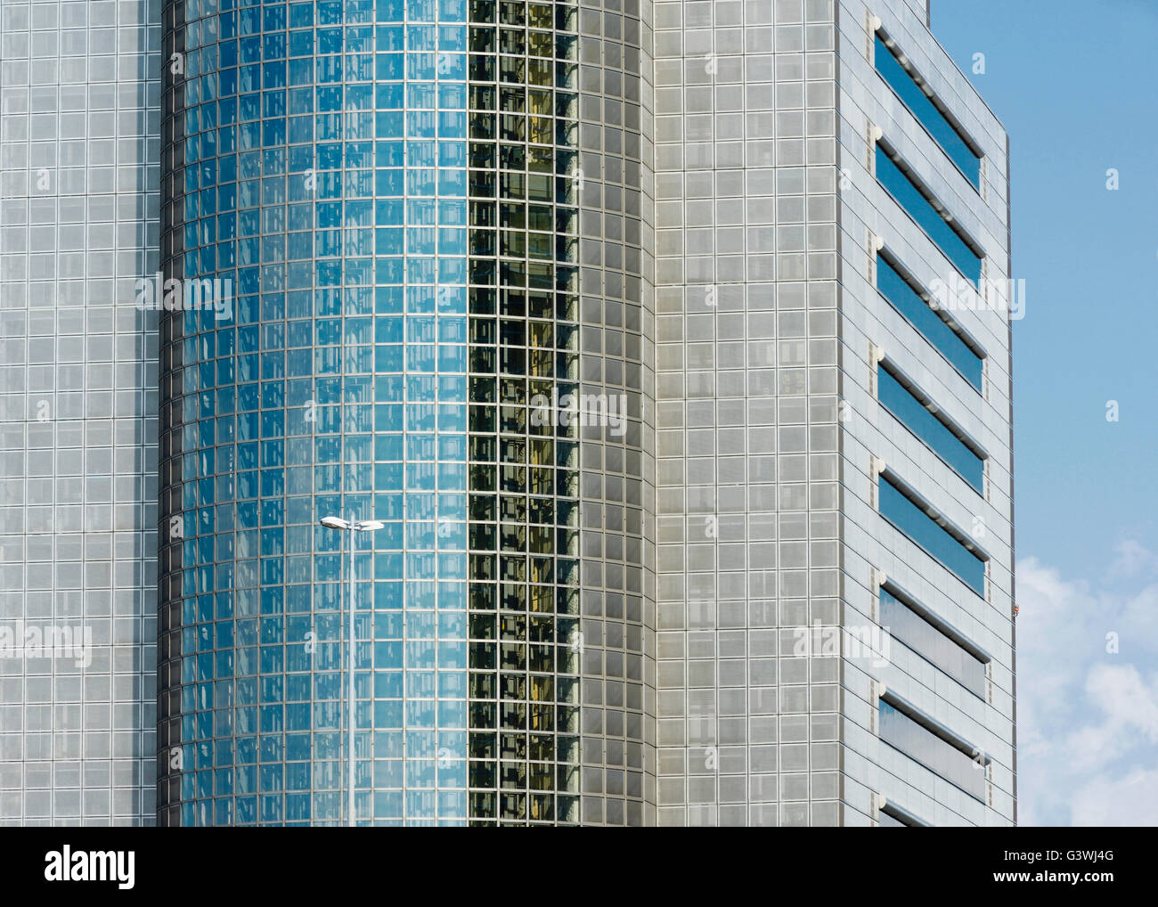 Architecture in glass tokyo wall background hi-res stock photography ...