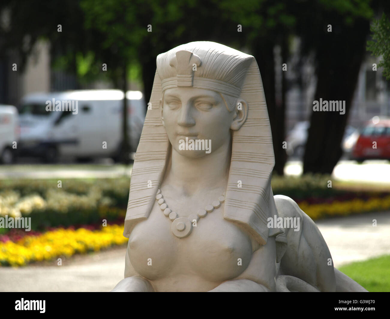 old sphinx restored in park in osijek croatia Stock Photo - Alamy old sphinx restored in park in osijek croatia Stock Photo - Alamy