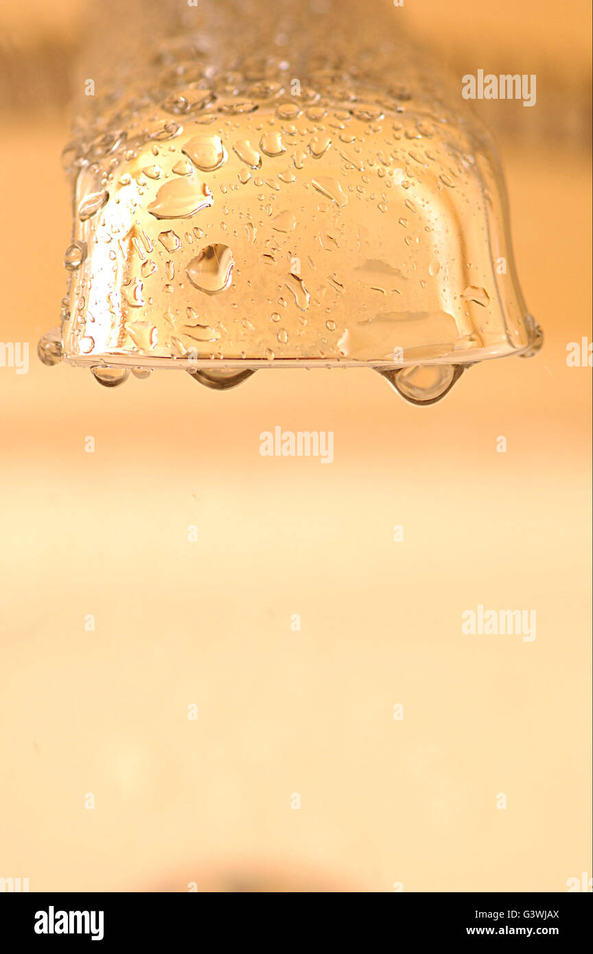 Bathroom Tap with water droplets Stock Photo - Alamy