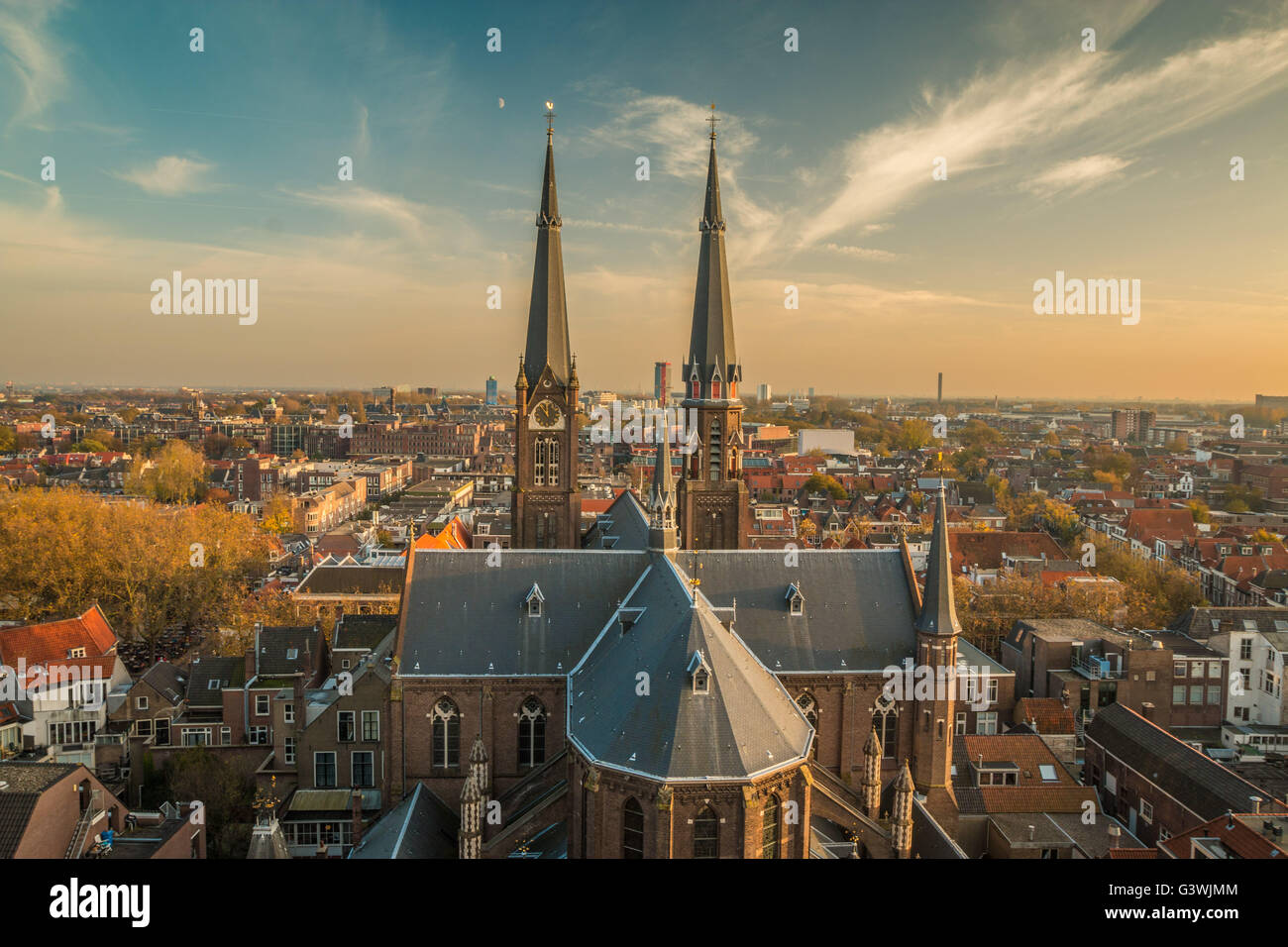 View of Delft city in Netherlands Stock Photo - Alamy