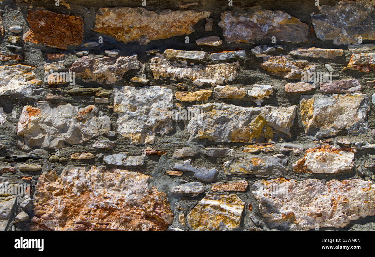Close up view at Stone wall abstract background Stock Photo - Alamy