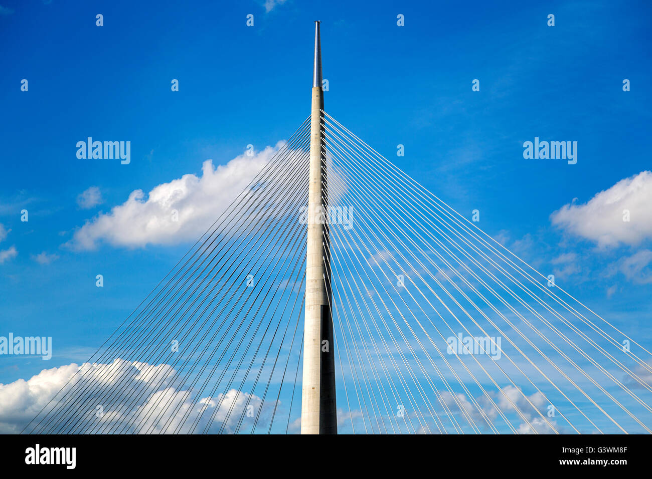 Part bridge on sky hi-res stock photography and images - Alamy