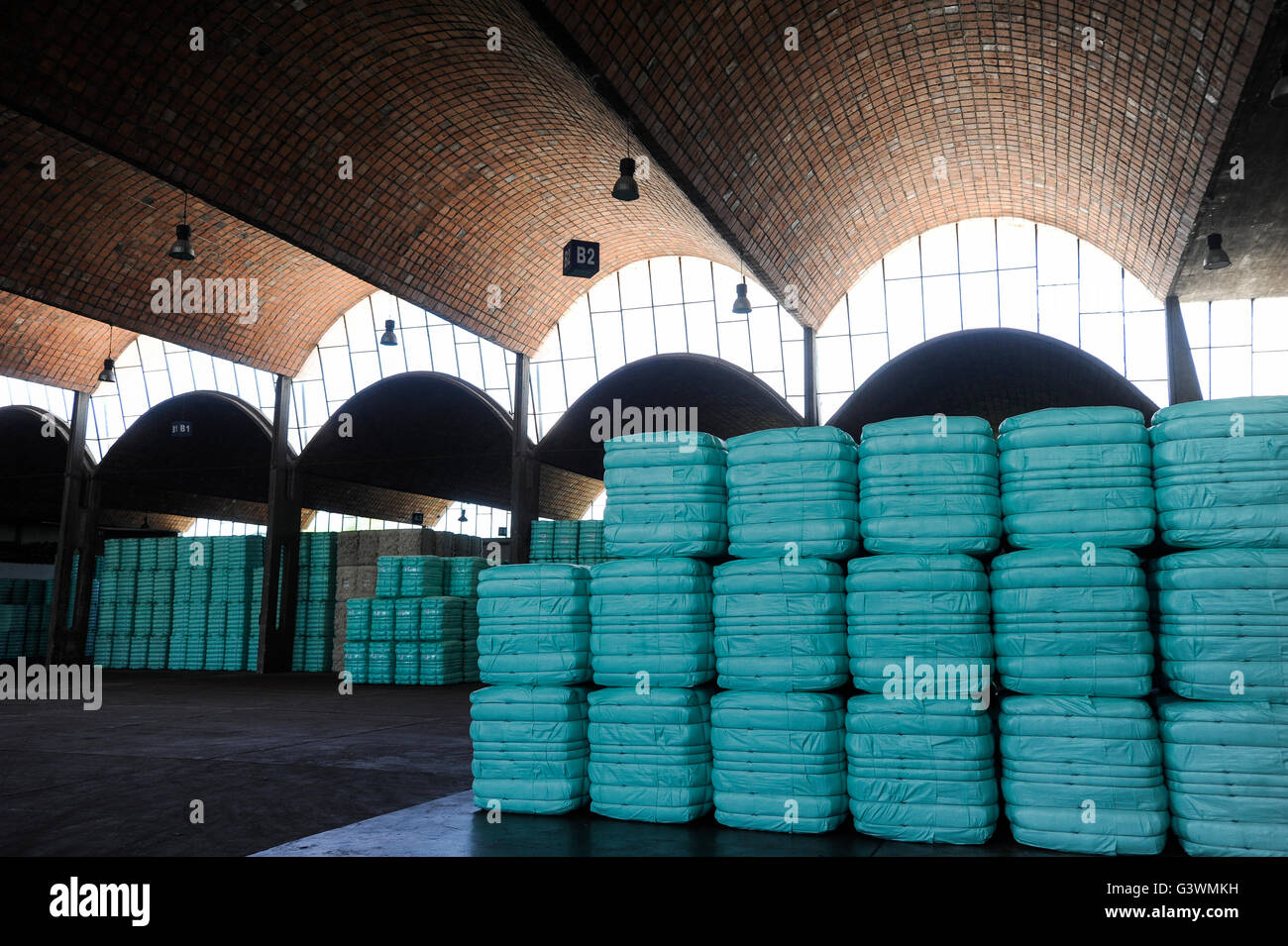 URUGUAY city Trinidad, company Lanas Trinidad S.A. processing of Merino ...