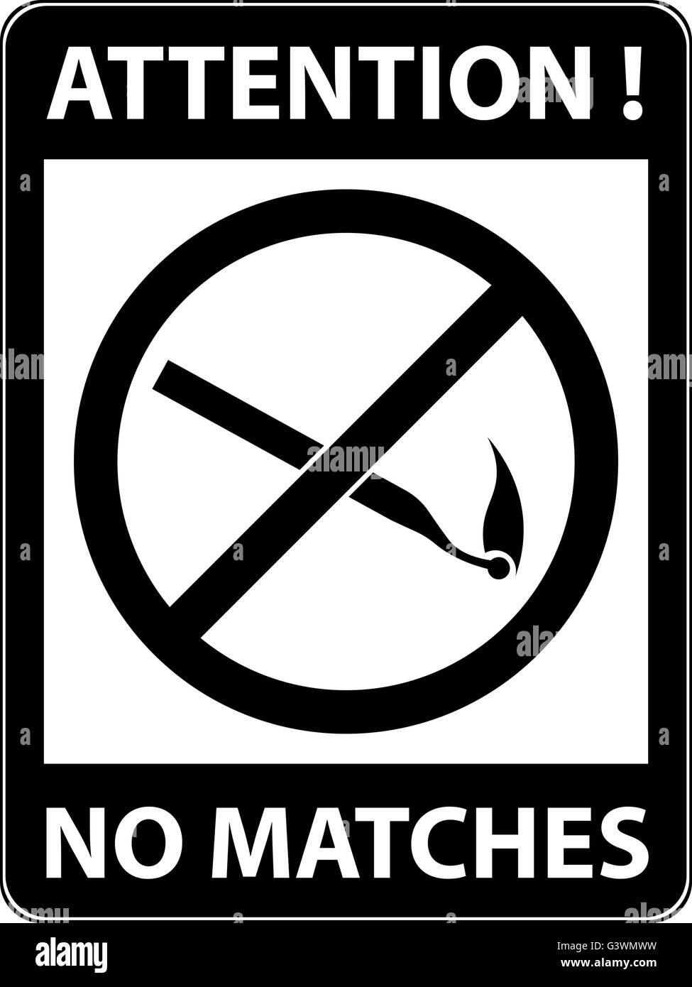 No match sign Vector illustration. Flat design Stock Vector Image & Art ...