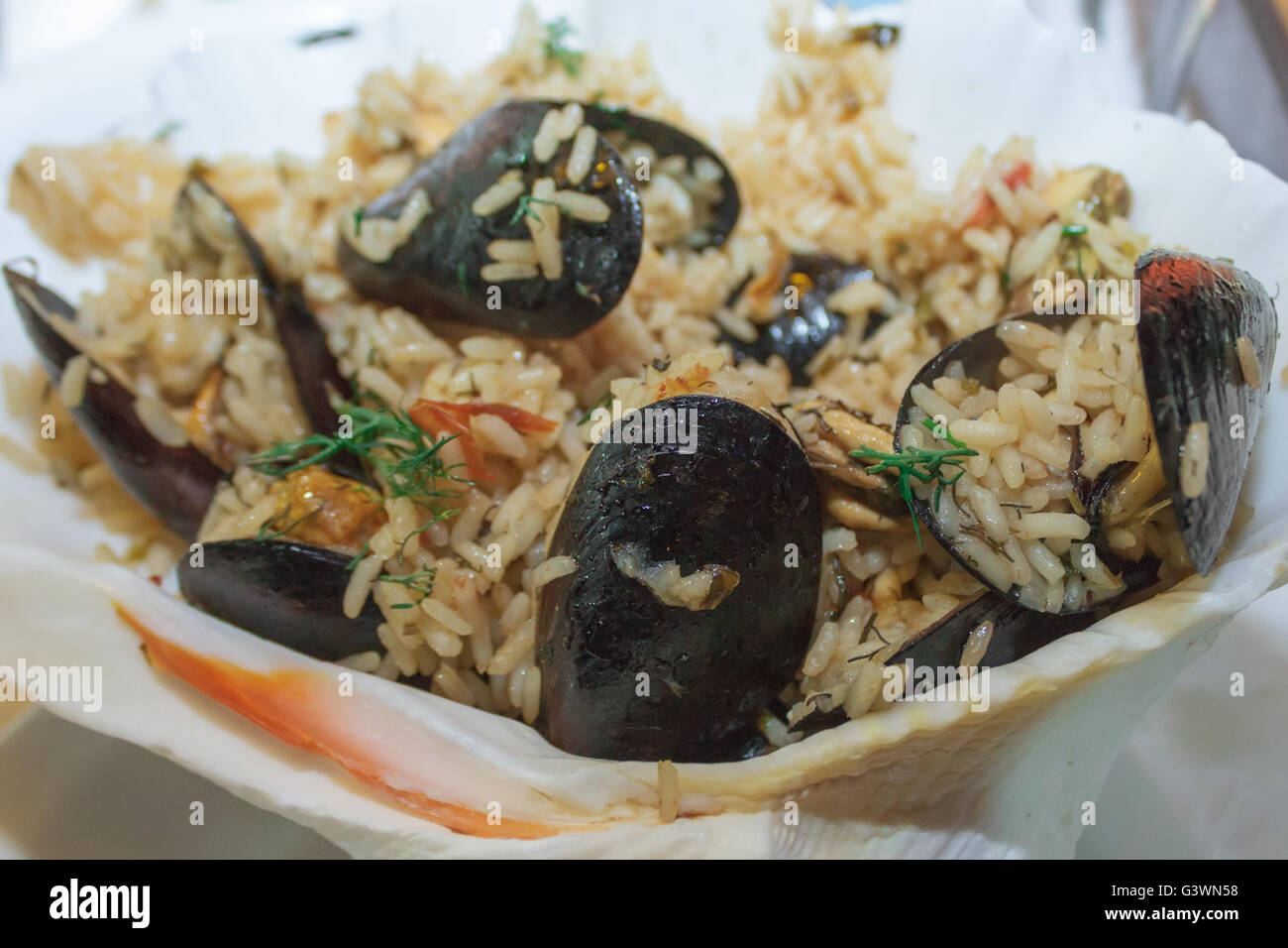 Mussel rice hi-res stock photography and images - Alamy
