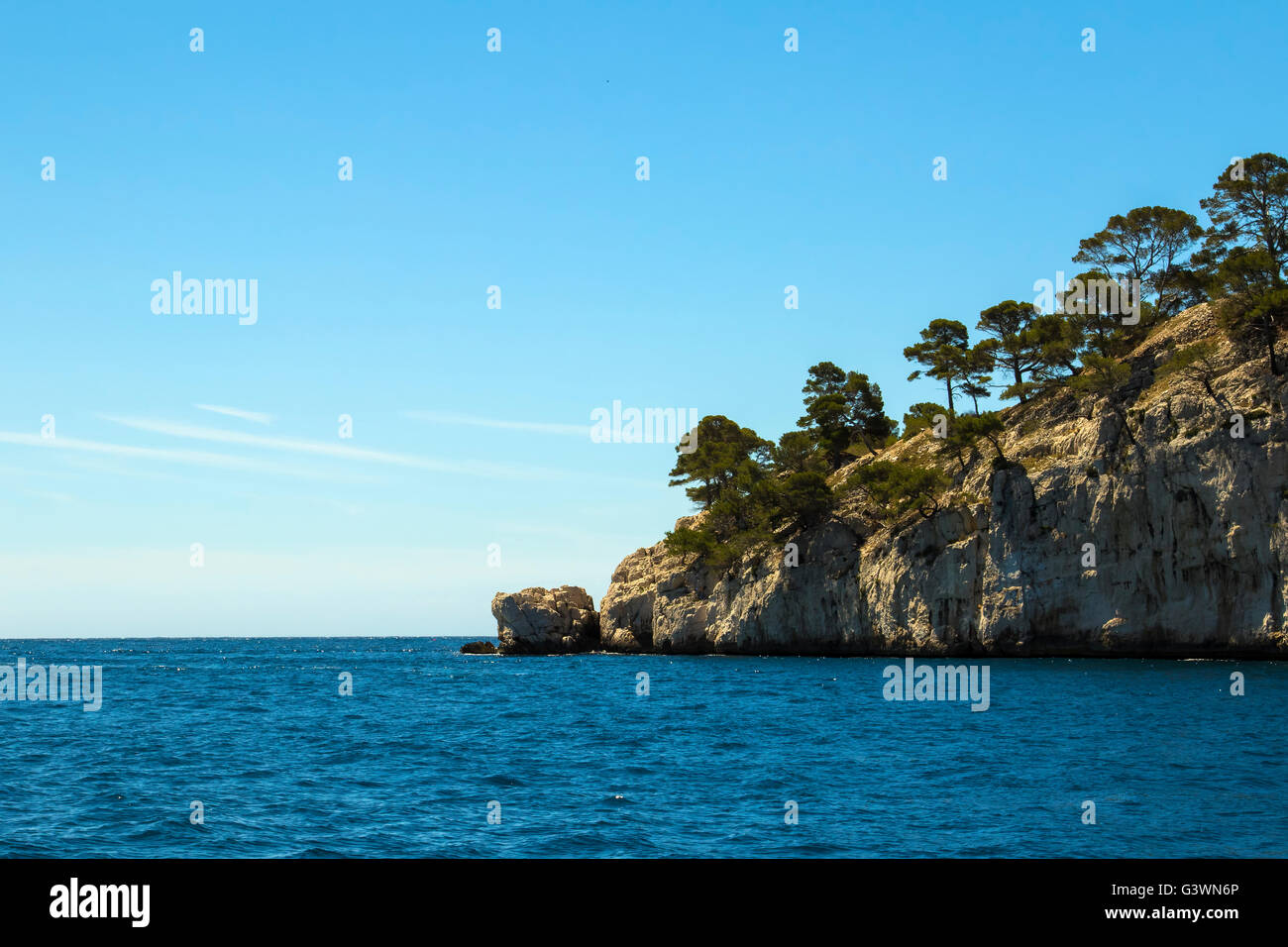 Limestone Cliffs near Cassis, France Stock Photo - Alamy