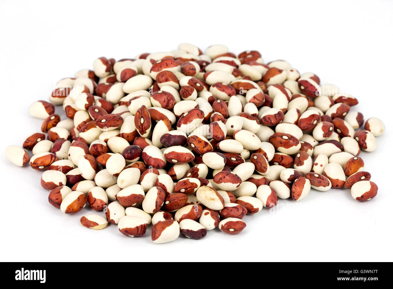 Colorful beans isolated on white background Stock Photo - Alamy