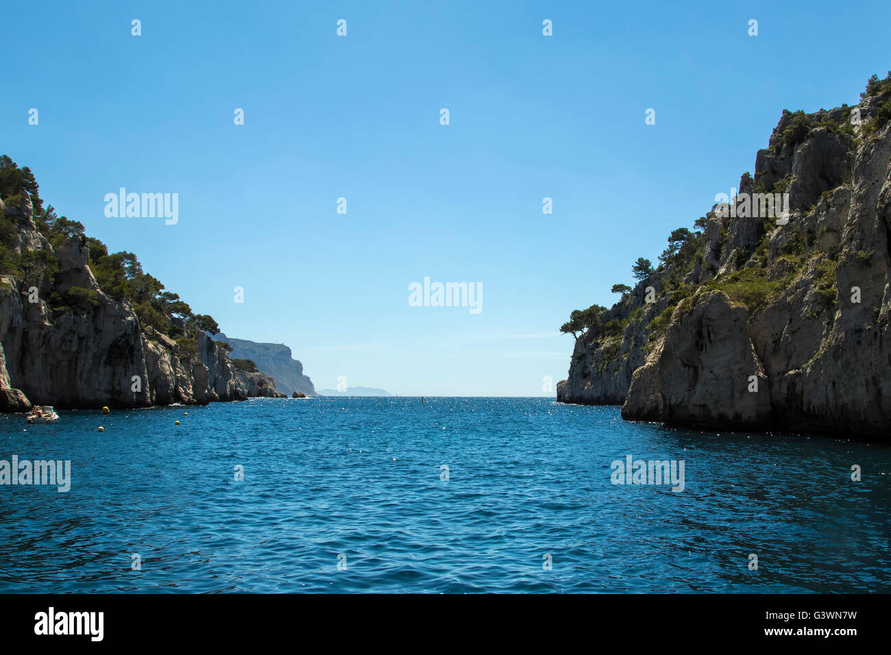 Limestone Cliffs near Cassis, France Stock Photo - Alamy