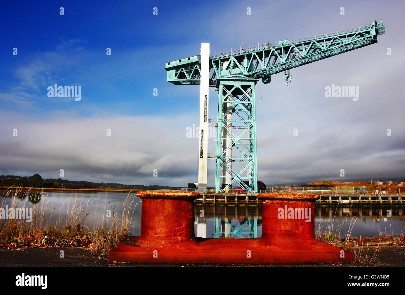 A landscape image of the Titan Crane Stock Photo - Alamy