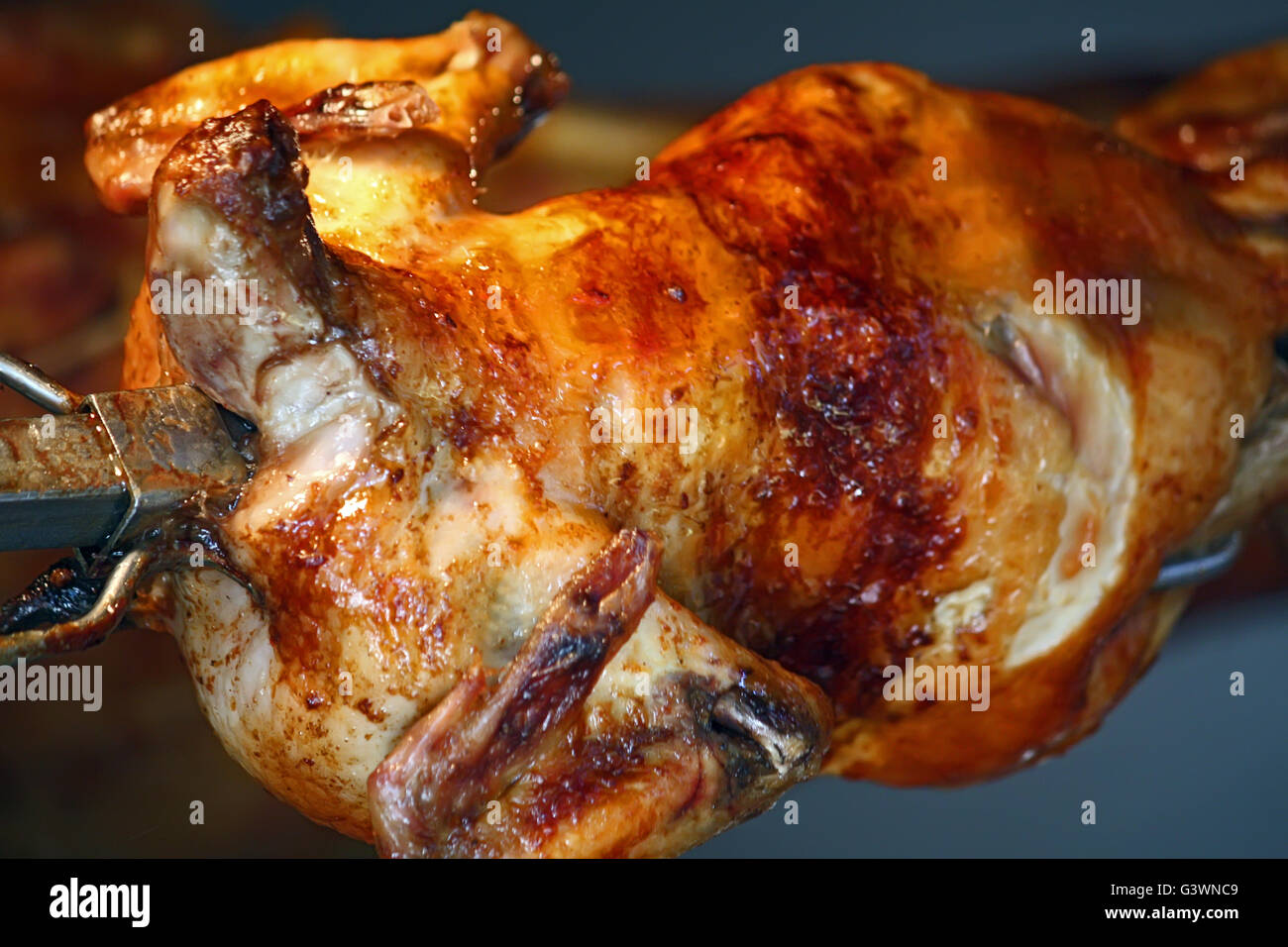 Chicken on the grill Stock Photo - Alamy