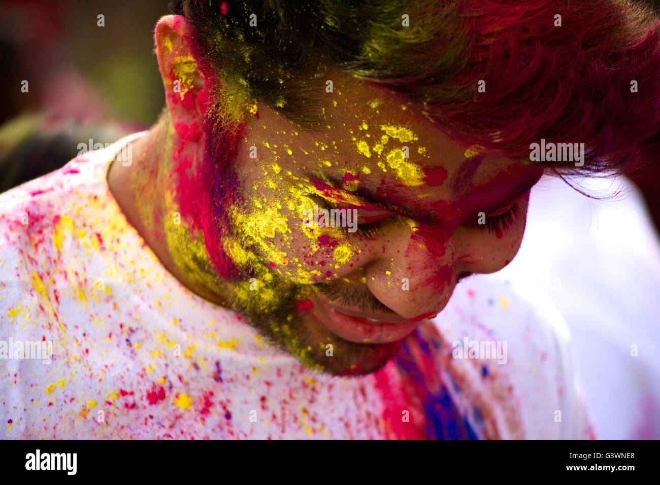 Festival Of Colour Holi Stock Photo - Alamy