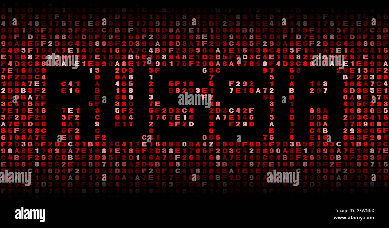 Russia text on hex code illustration Stock Photo - Alamy