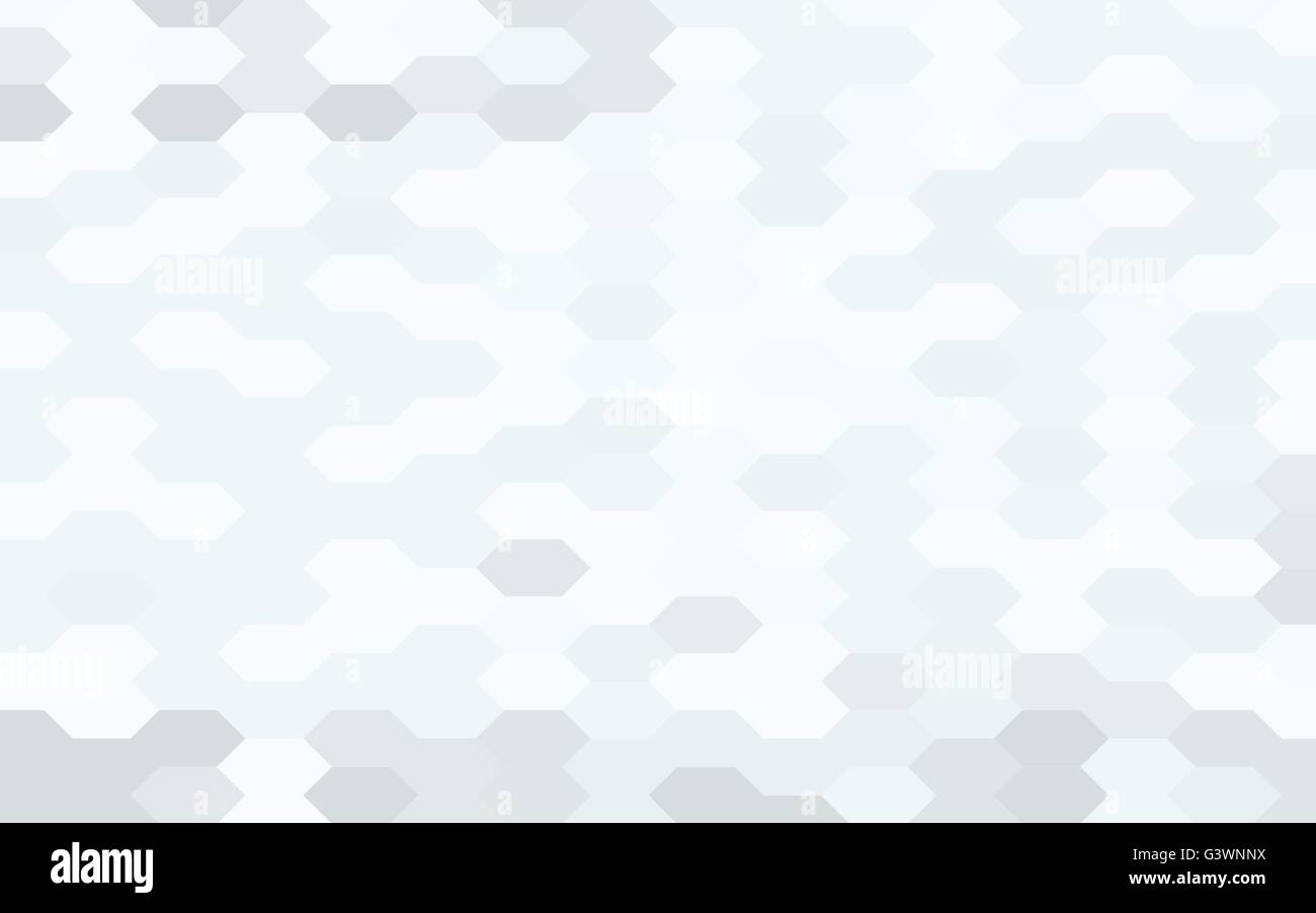 Gray and white geometric pattern, simple hexagonal texture Stock Vector ...