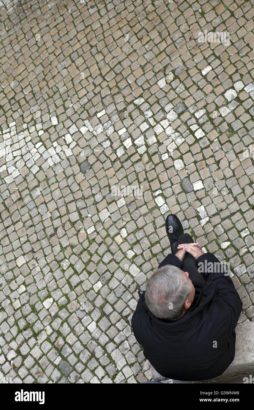 Design typical pavement near the elevator of Gloria Stock Photo - Alamy
