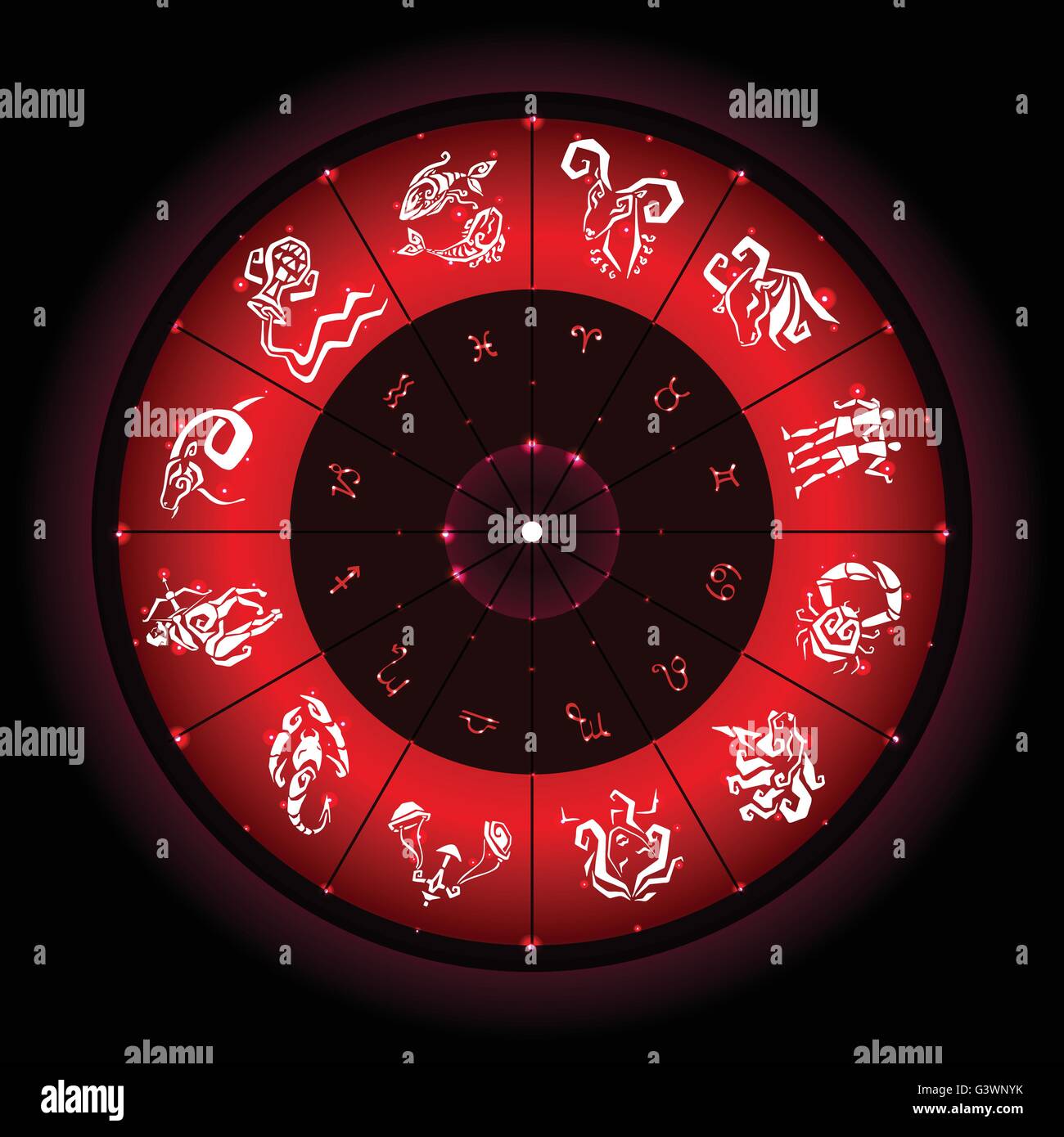 Scorpio scorpion zodiac horoscope Stock Vector Images - Alamy