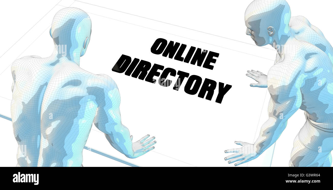Online Directory Discussion and Business Meeting Concept Art Stock ...