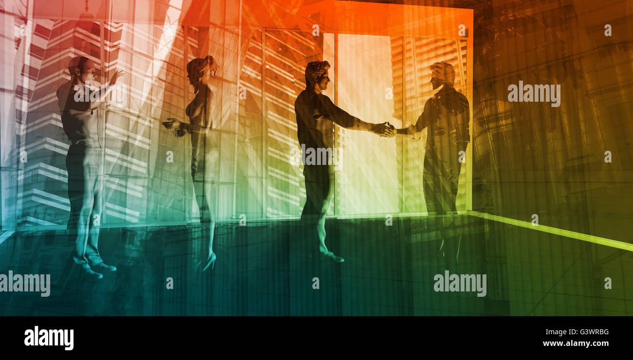 Business Meeting with a Global Team for Discussion Stock Photo - Alamy