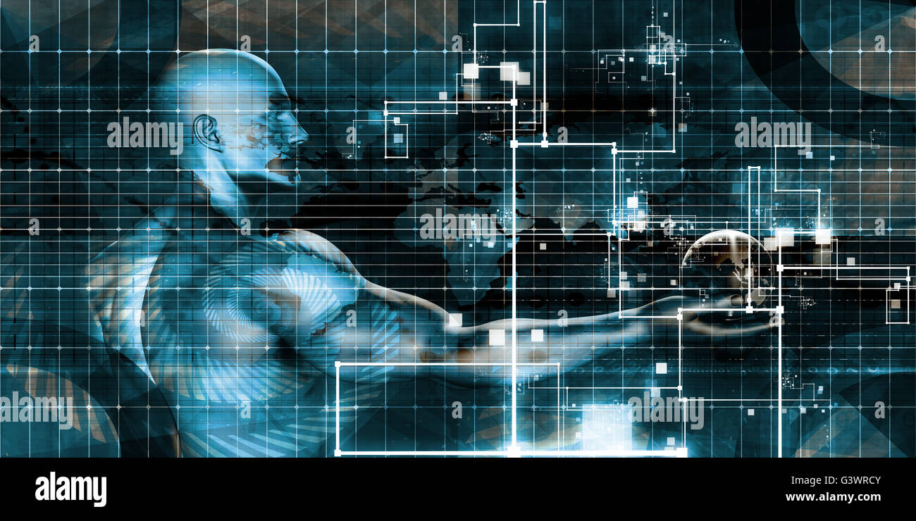 Information Technology or IT Infotech as a Art Stock Photo - Alamy