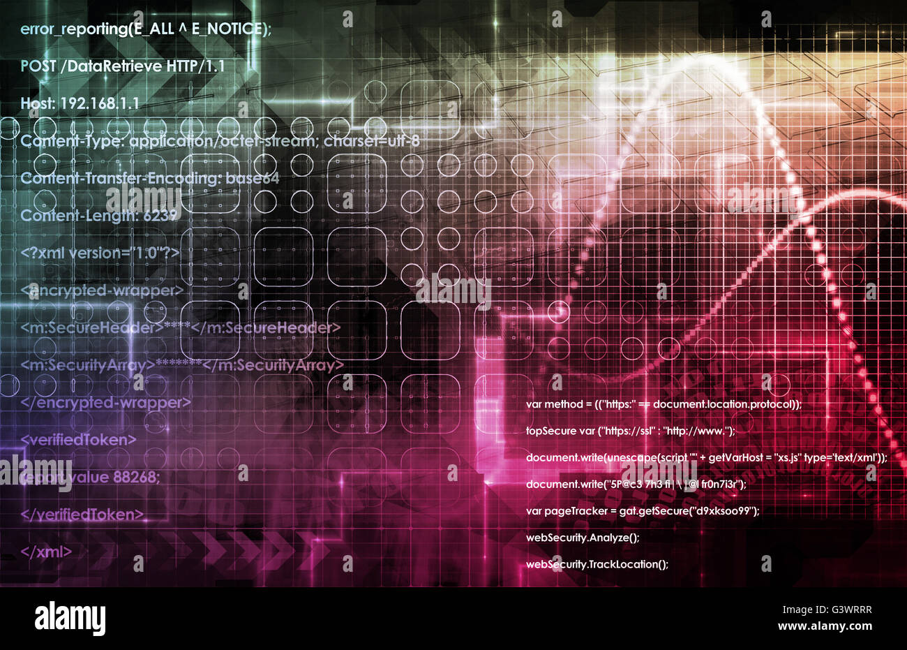 Digital Entertainment and Streaming Broadcast Technology Art Stock ...