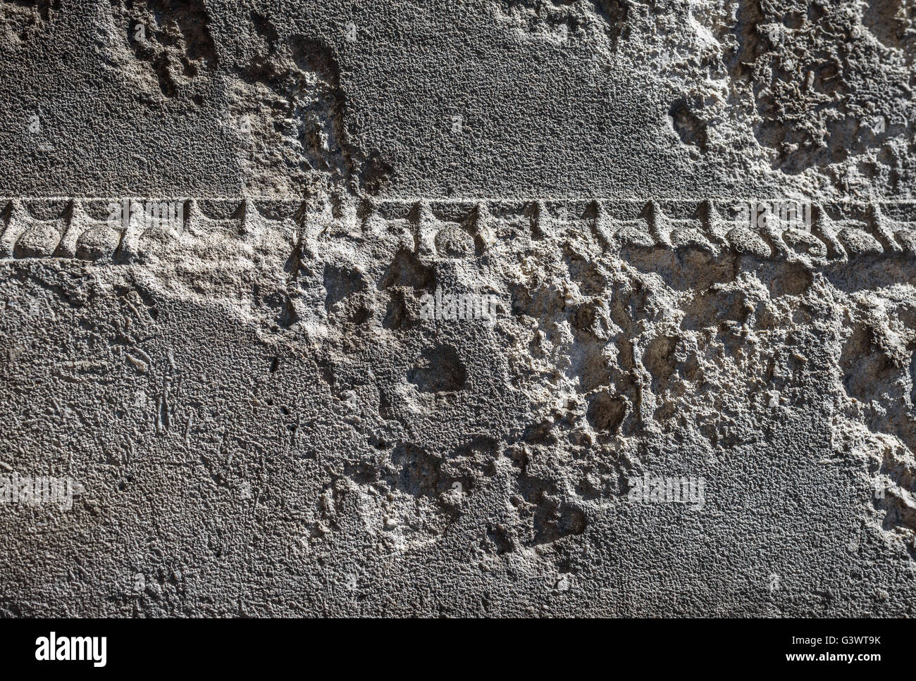 Decorative building stone that has eroded Stock Photo - Alamy