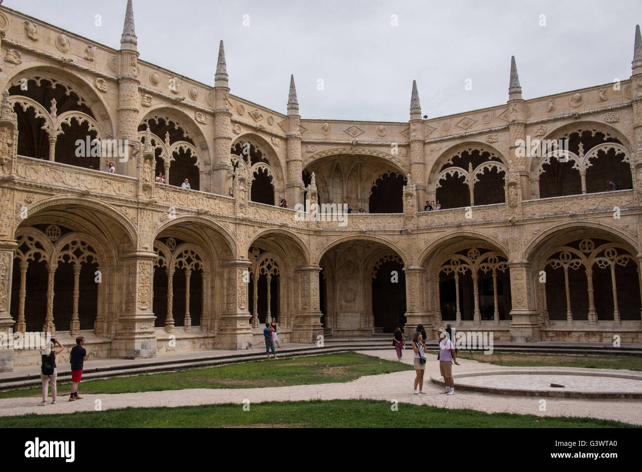 Europe, Portugal, Lisbon, Belem, Hieronymites Monastery, Mosteiro dos ...