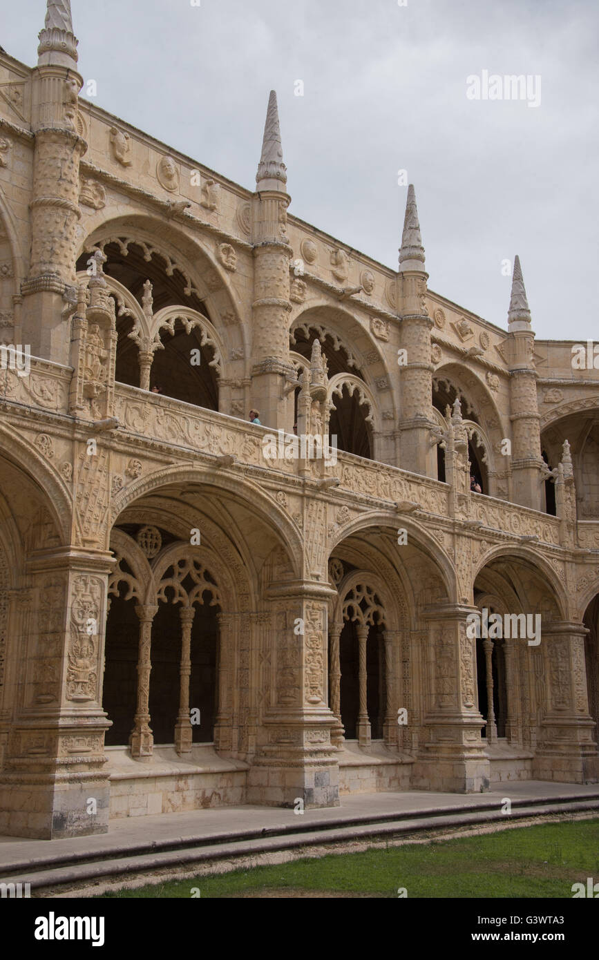 Europe, Portugal, Lisbon, Belem, Hieronymites Monastery, Mosteiro dos ...