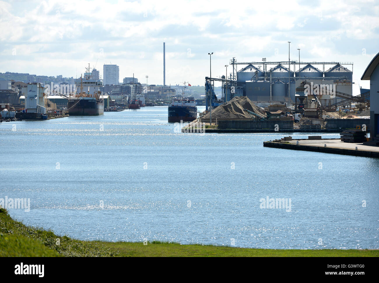 Shoreham harbour, West Sussex Stock Photo - Alamy