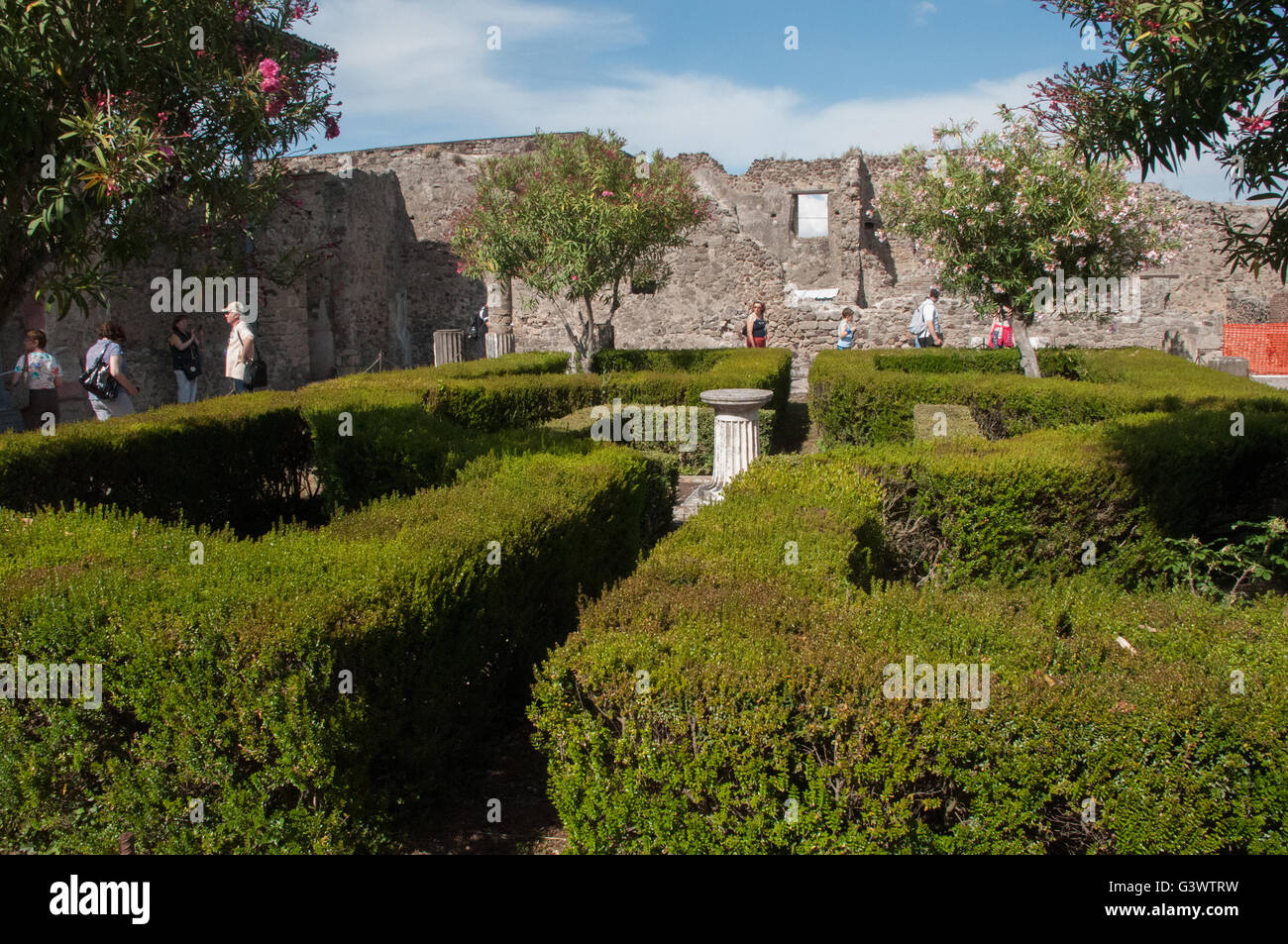 Europe, Italy, Campania, Pompei, The House of Fauno Stock Photo - Alamy
