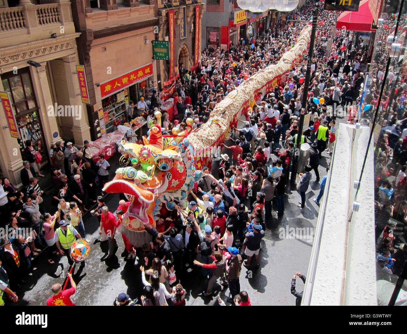 Touch the dragon for good luck! Stock Photo - Alamy