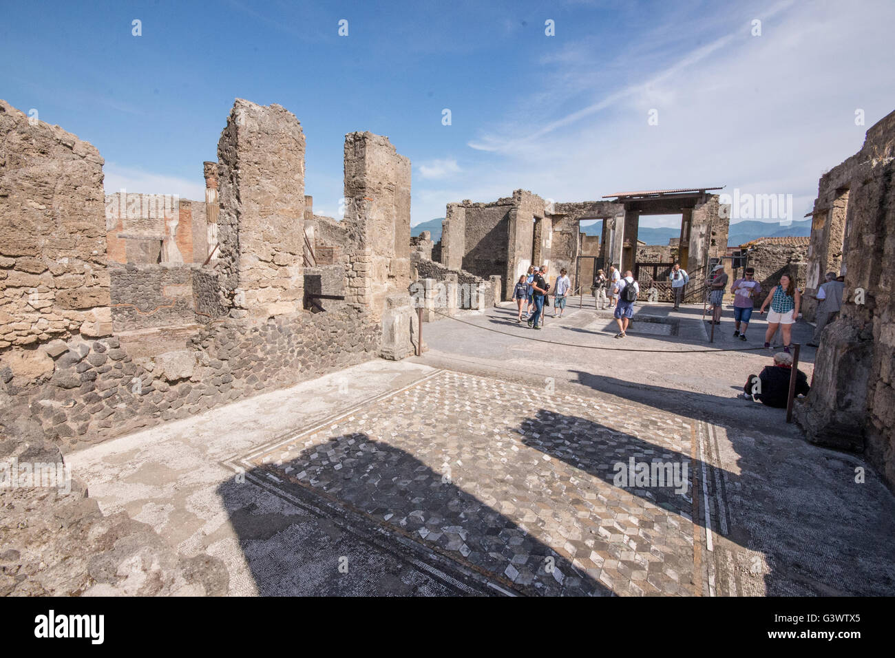 Casa del fauno, pompei hi-res stock photography and images - Alamy