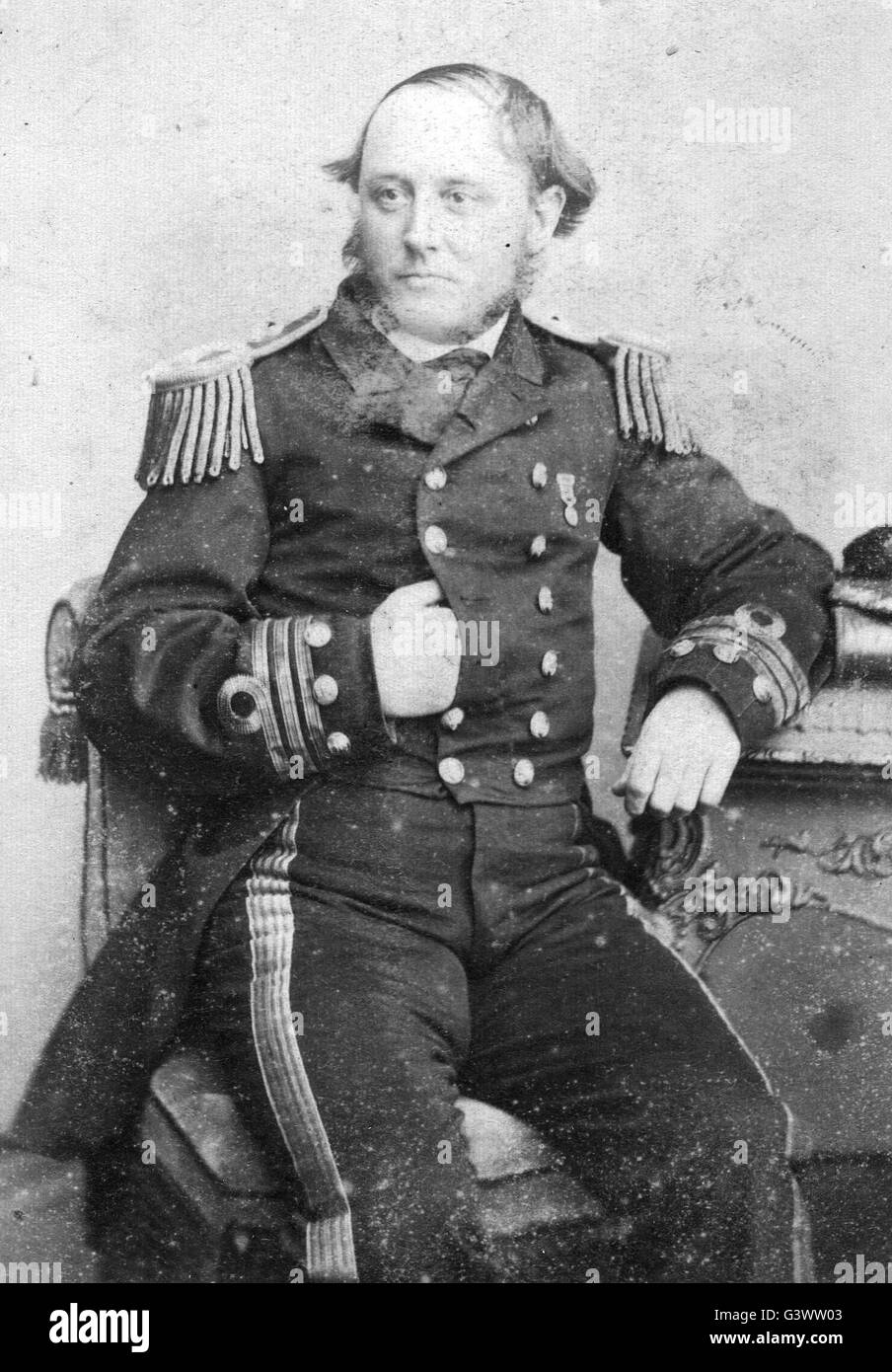 Royal Navy Commander Victorian naval Stock Photo: 105674579 - Alamy