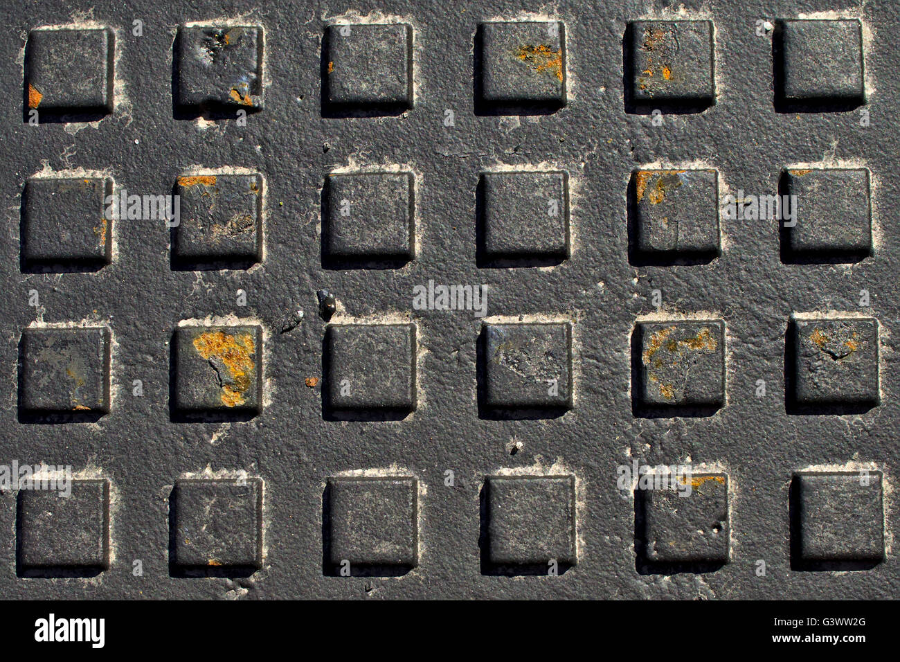 Manhole Cover Texture Stock Photo - Alamy