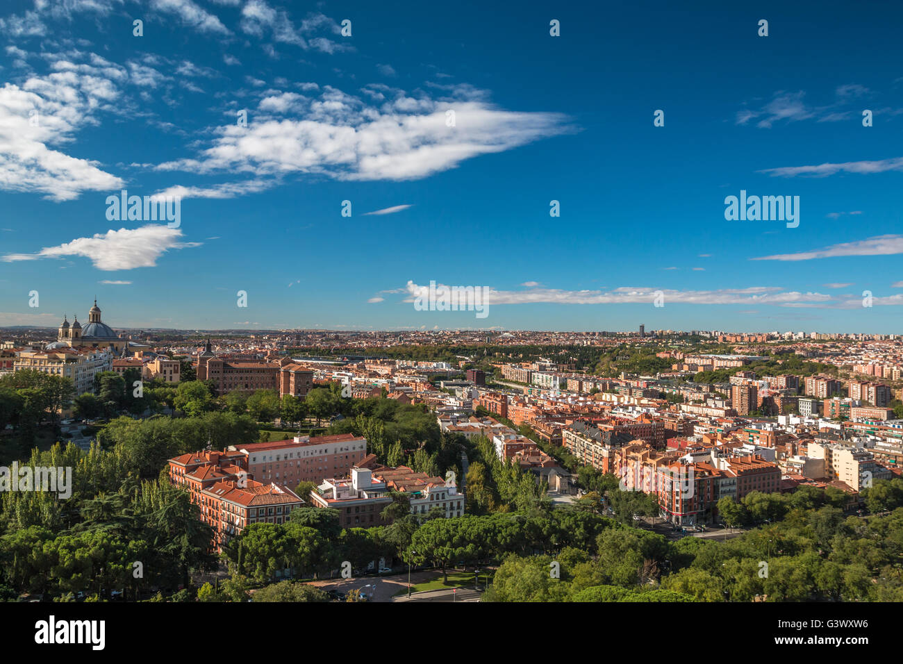 Madrid panoramic view hi-res stock photography and images - Alamy