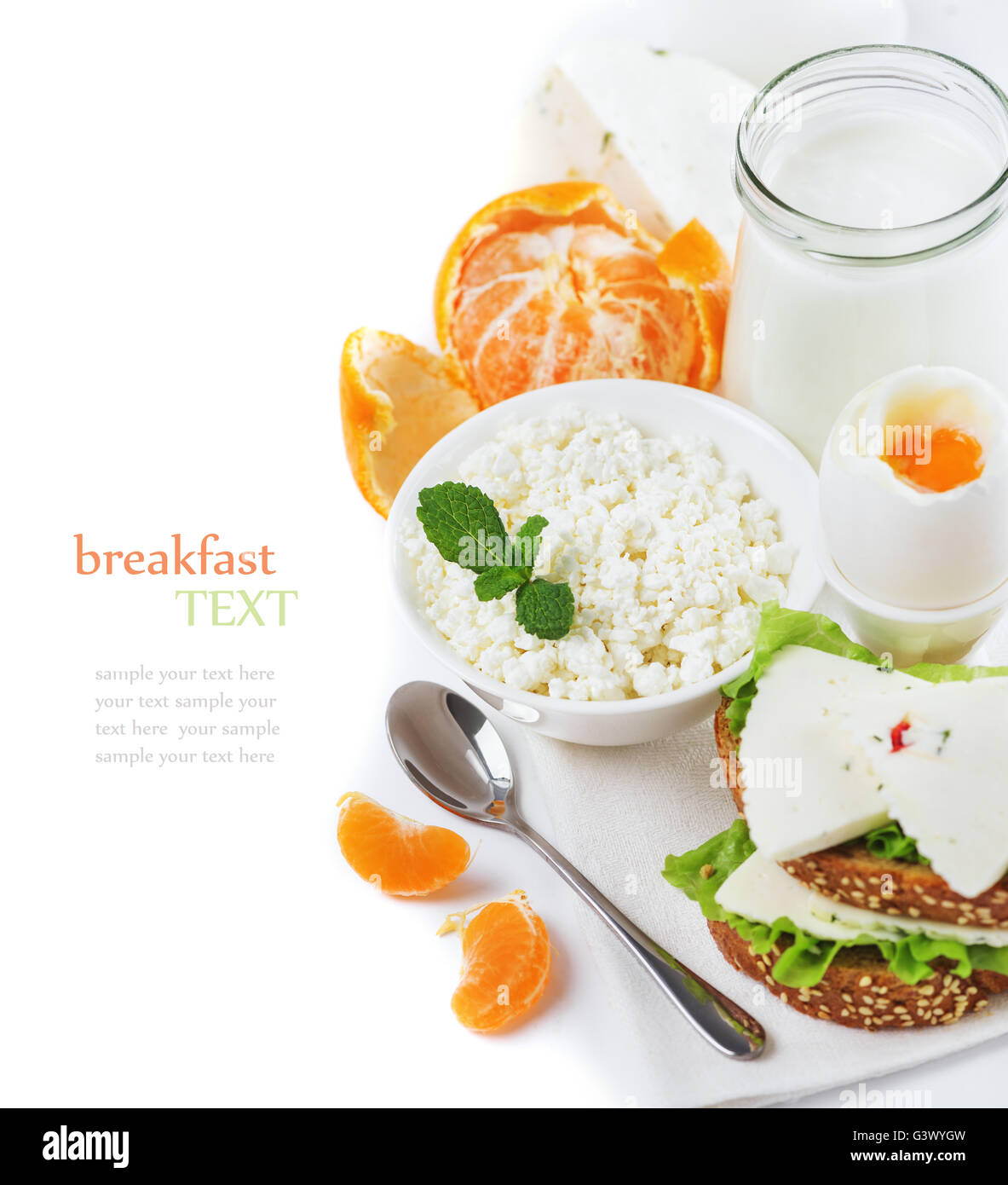 Traditional breakfast menu hi-res stock photography and images - Alamy