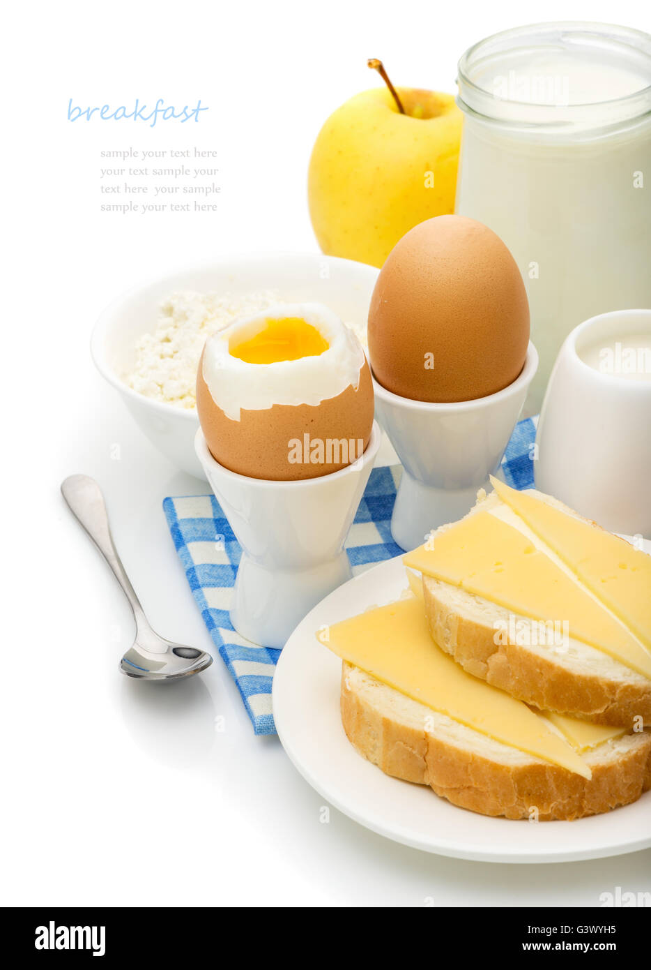 Traditional breakfast menu hi-res stock photography and images - Alamy