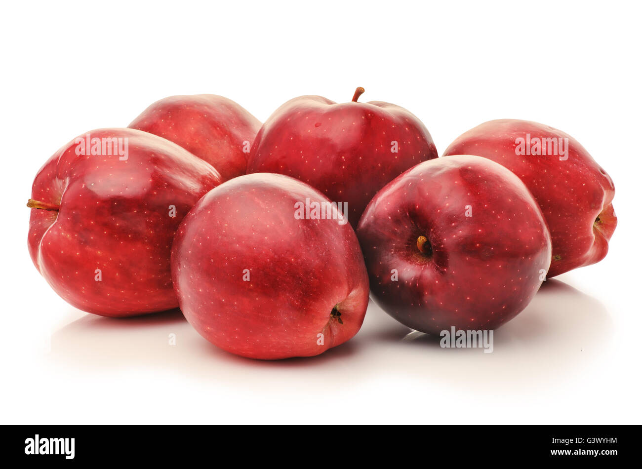 Group fresh ripe apples Cut Out Stock Images & Pictures - Alamy