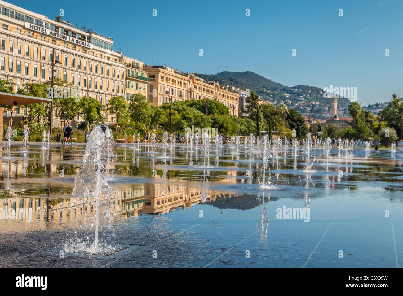 Park in Nice France Stock Photo - Alamy