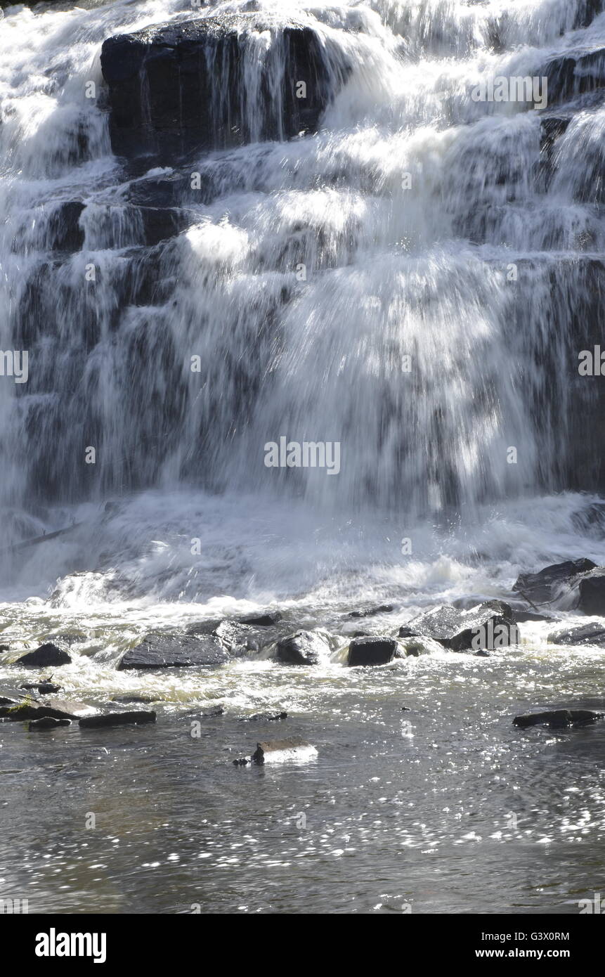 Bond Falls in Paulding, Michigan Stock Photo - Alamy