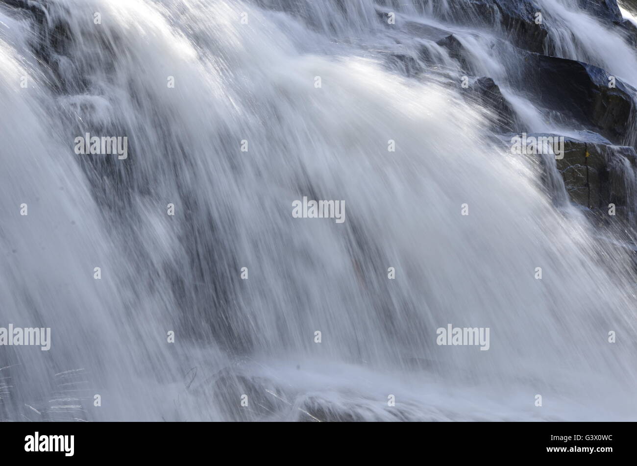 Bond Falls in Paulding, Michigan Stock Photo - Alamy