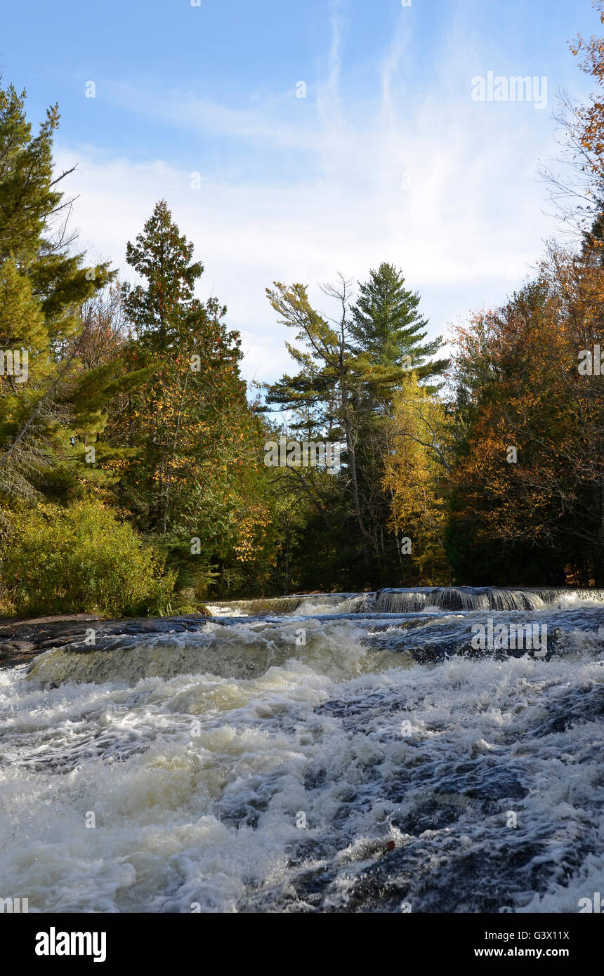 Bond Falls in Paulding, Michigan Stock Photo - Alamy