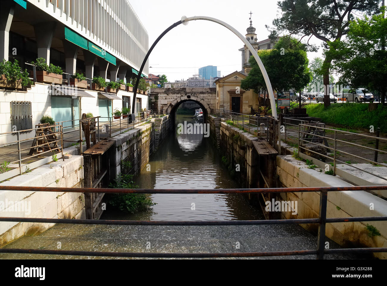 Padua, Italy. Porte Contarine, this basin, in the eighteenth century ...