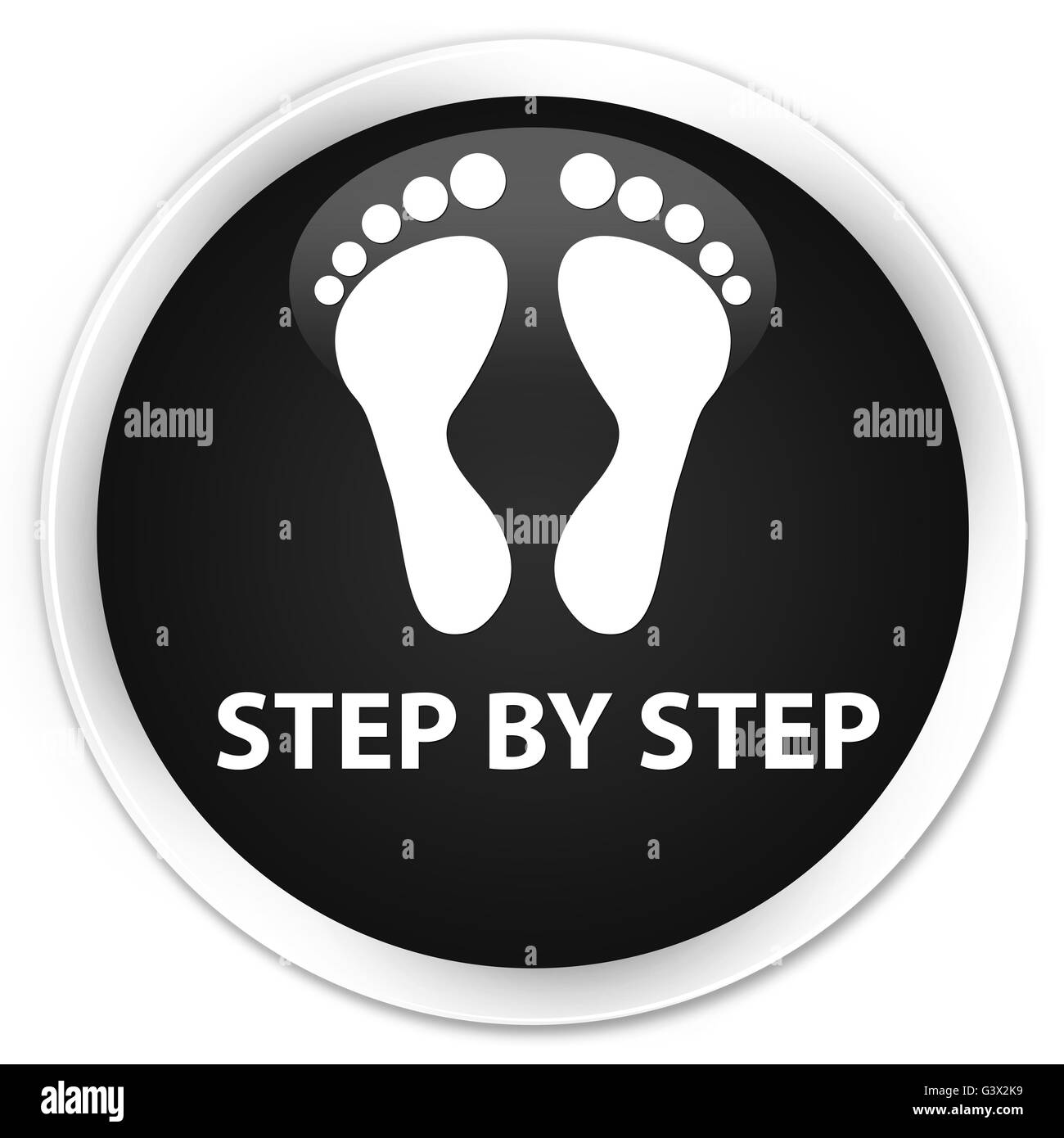 Step by step icon hi-res stock photography and images - Alamy
