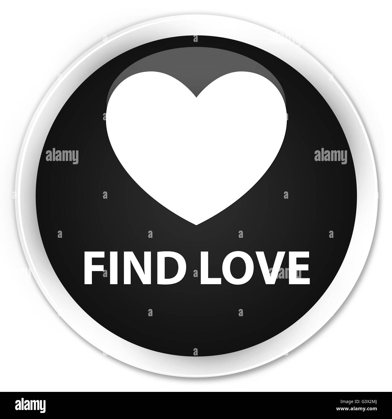 Love button symbol hi-res stock photography and images - Alamy
